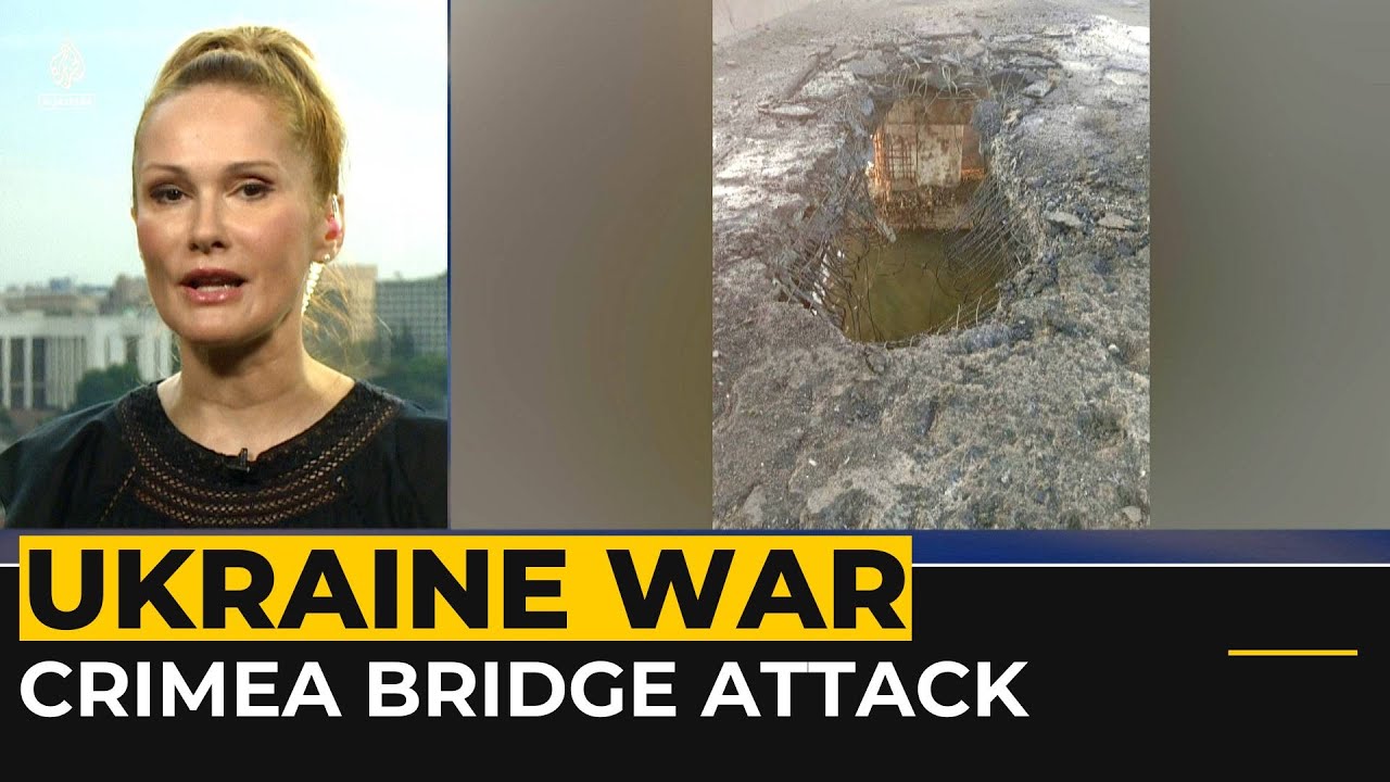 Chongar bridge attack: Ukraine missile hit key Crimea bridge, Russia ...