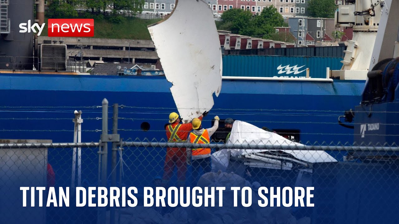 Titan submersible: Wreckage recovered from sea floor returns to shore ...