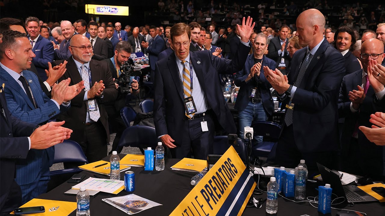 David Poile makes final pick, gets standing ovation in Nashville - The ...