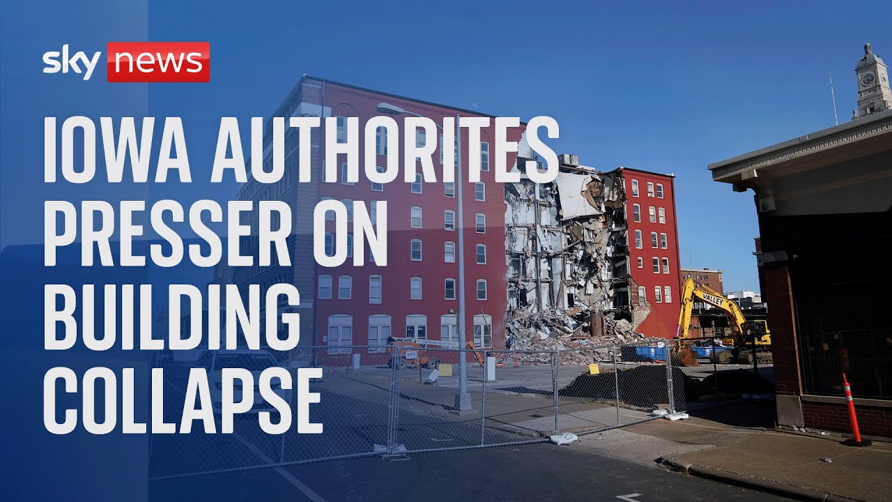 Watch live: Iowa Building Collapse Presser - The Global Herald