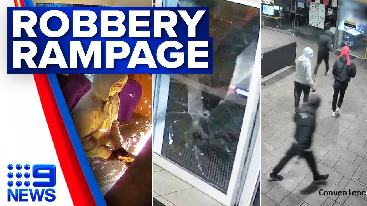 Police hunt for brazen thieves who robbed eight shops in under three ...