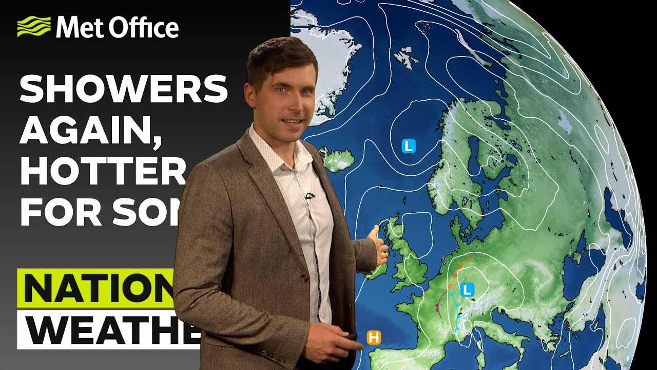 21/06/23 - Showers, hotter for some – Evening Weather Forecast UK – Met ...