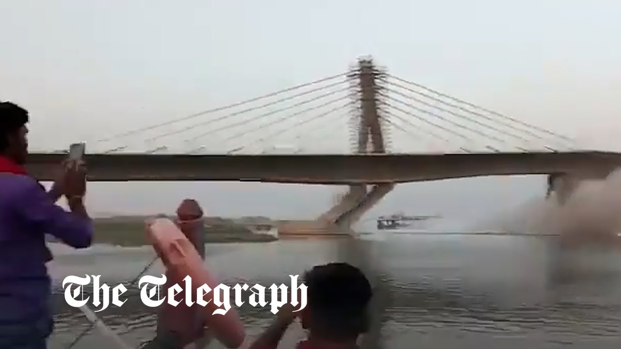 Suspension bridge in India collapses for the second time in a year - The Global Herald