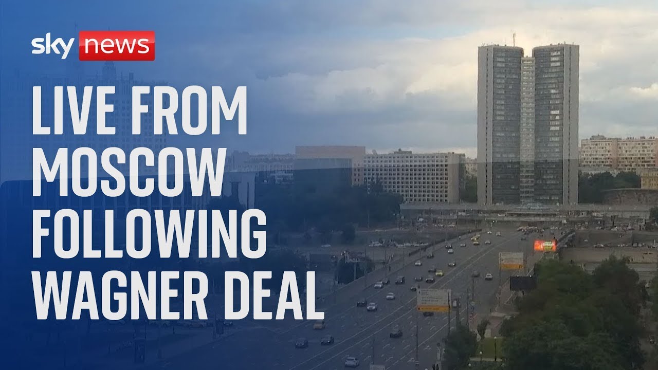 Watch live: Moscow skyline after attempted Wagner coup - The Global Herald