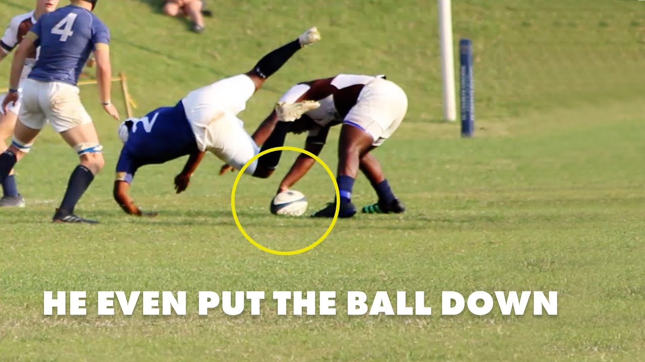 An utterly outlandish hand off in rugby - The Global Herald