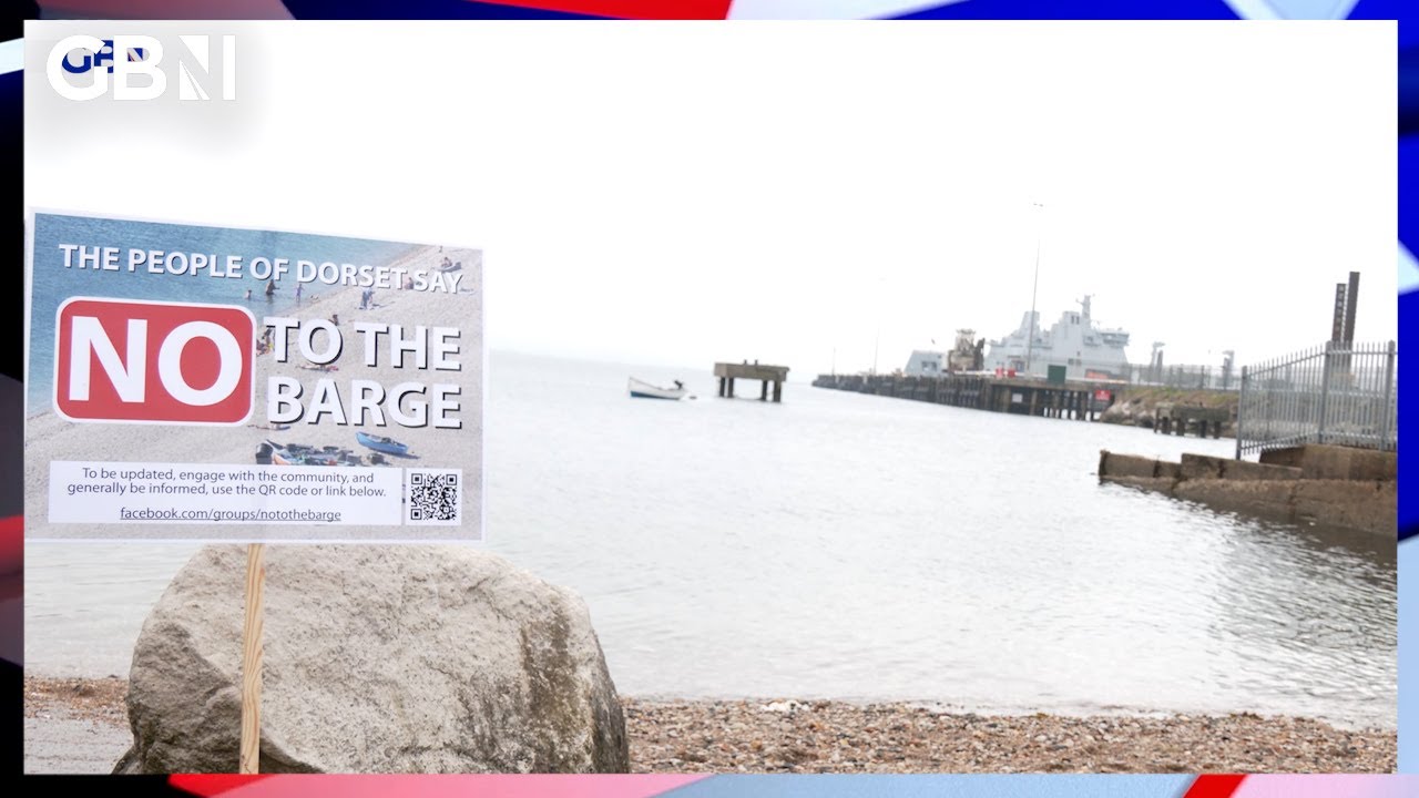 Migrant barge causes UPROAR amongst Portland locals | Jeff Moody ...