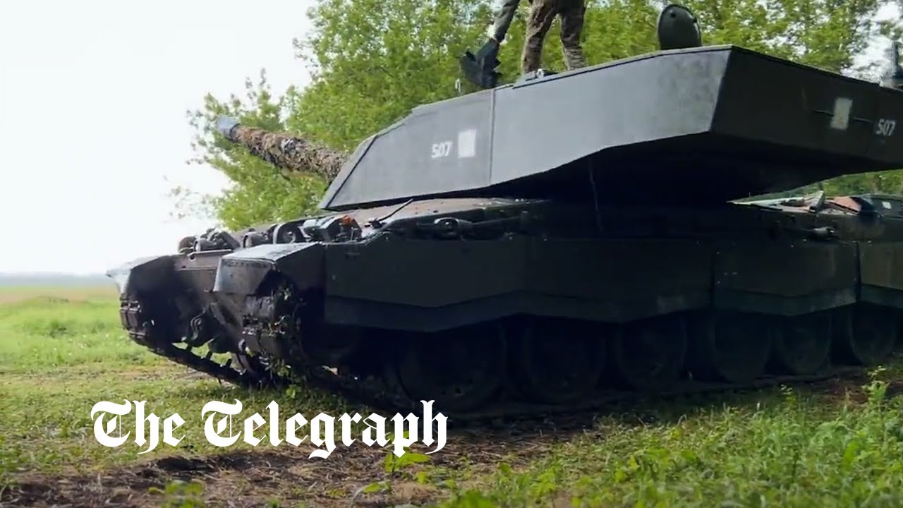 Ukrainian military release footage of British-supplied Challenger 2 ...