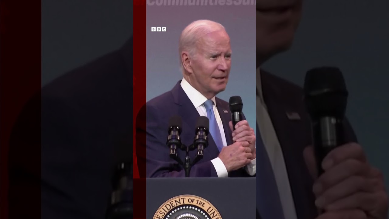 Joe Biden confuses audience after addressing crowd member with "God ...