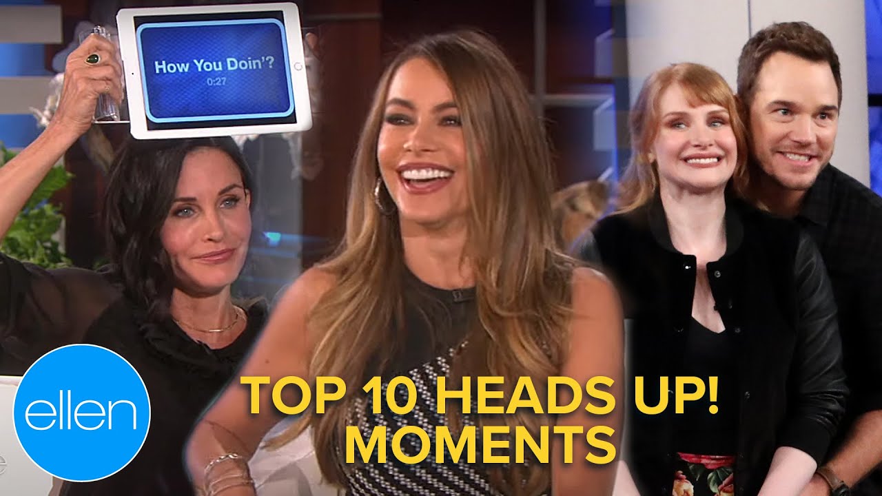 Top 10 Most-Viewed Heads Up! Moments of ALL TIME on The Ellen Show ...