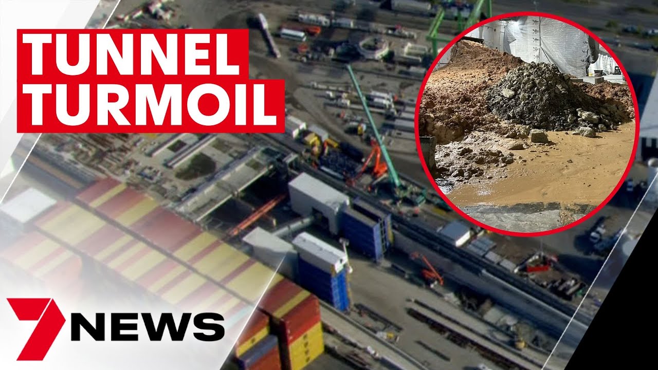 Underground collapse shuts down the West Gate Tunnel project | 7NEWS ...