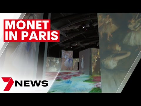 Interactive art exhibit "Monet in Paris" to premier in Brisbane | 7NEWS ...