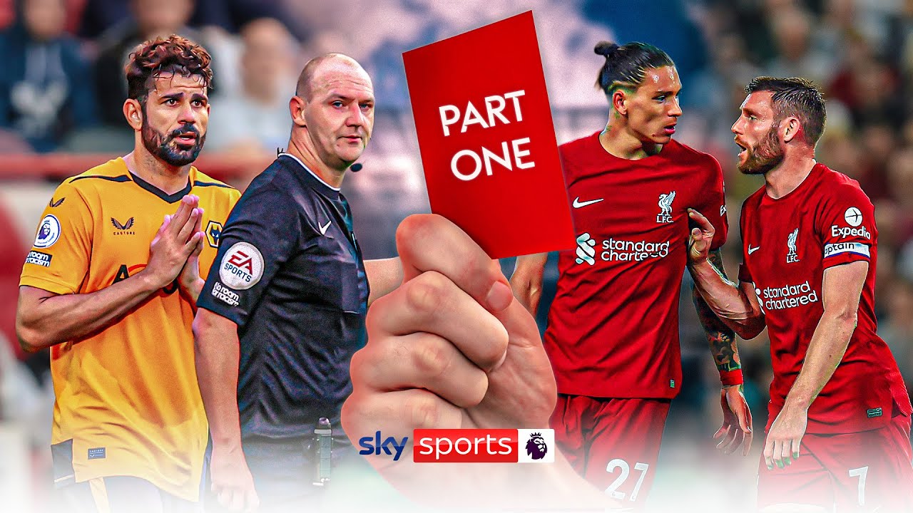 EVERY straight RED CARD during 2022/23 Premier League season! | Part ...