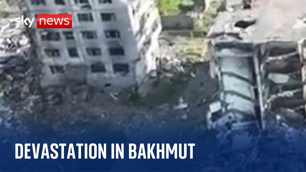 Ukraine War: Drone footage captures devastation in Bakhmut - The Global ...