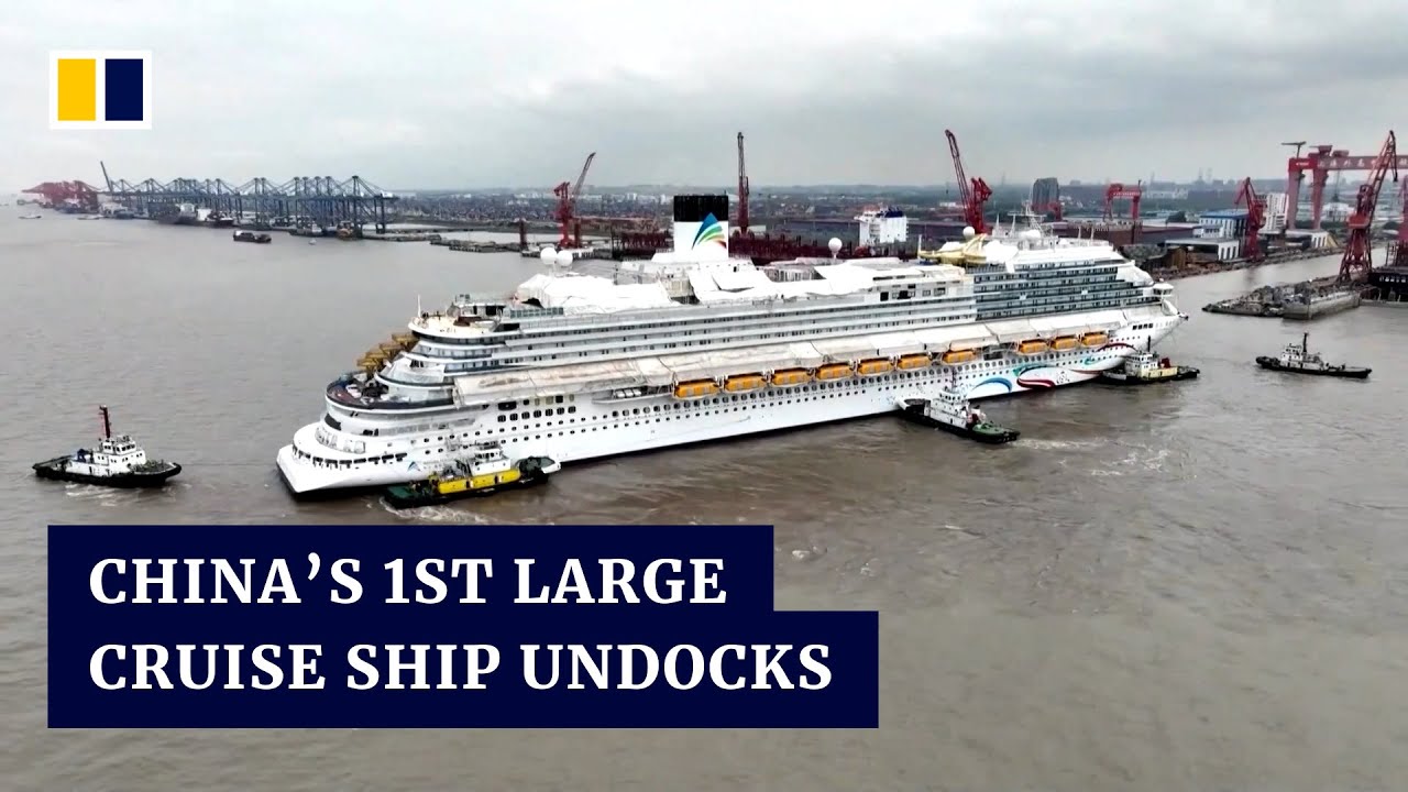 China’s first home-grown large cruise ship set to begin sea trials ...