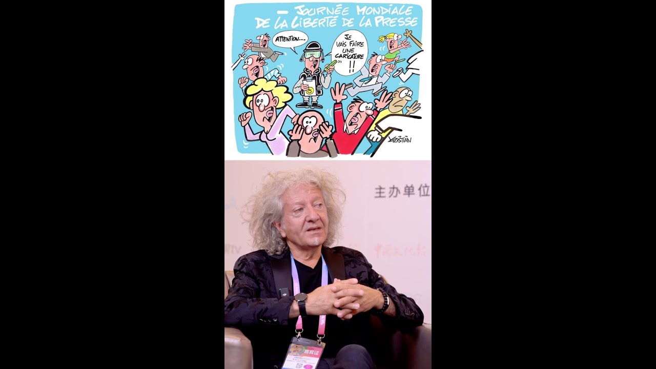 French cartoonist: Different readers can imagine each character's voice ...