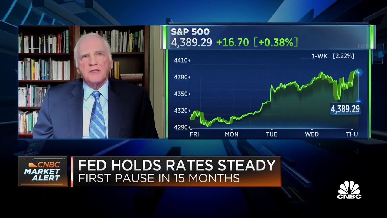 The Fed pause represents a compromise among the committee, says Harvard ...