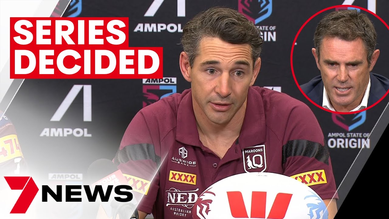 Maroons coach Billy Slater's full press conference after Queensland's ...