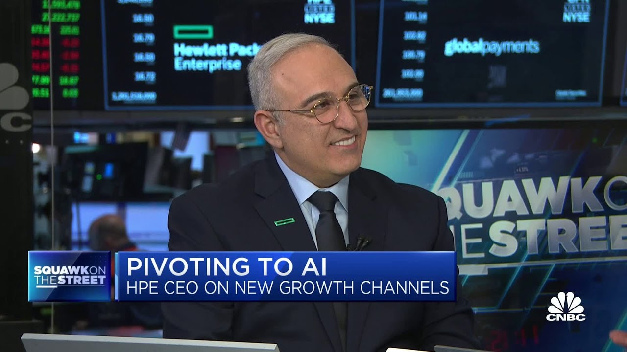 HPE CEO Antonio Neri: We are the market leader in supercomputers - The ...