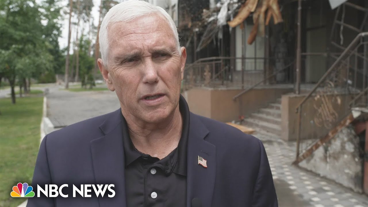 Mike Pence makes surprise visit to Ukraine, says American support ‘is ...