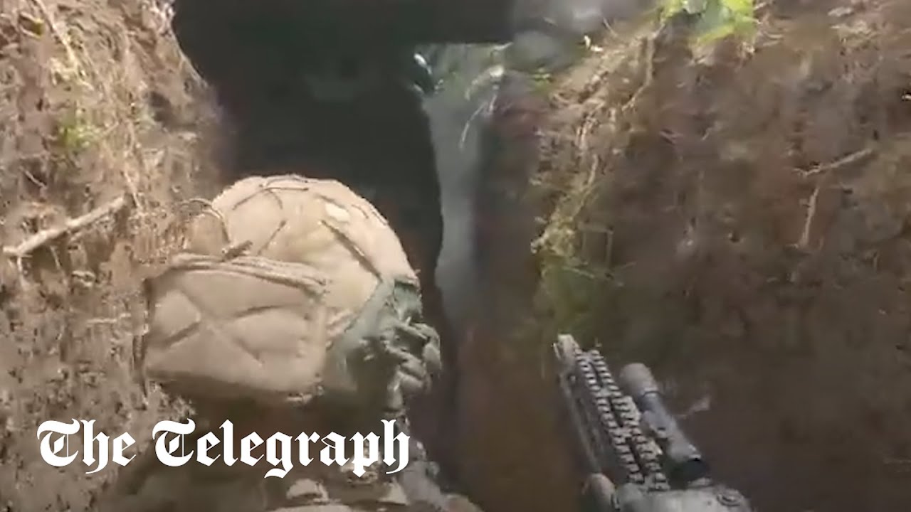 Ukrainian special forces storm Russian trench on southern front - The ...