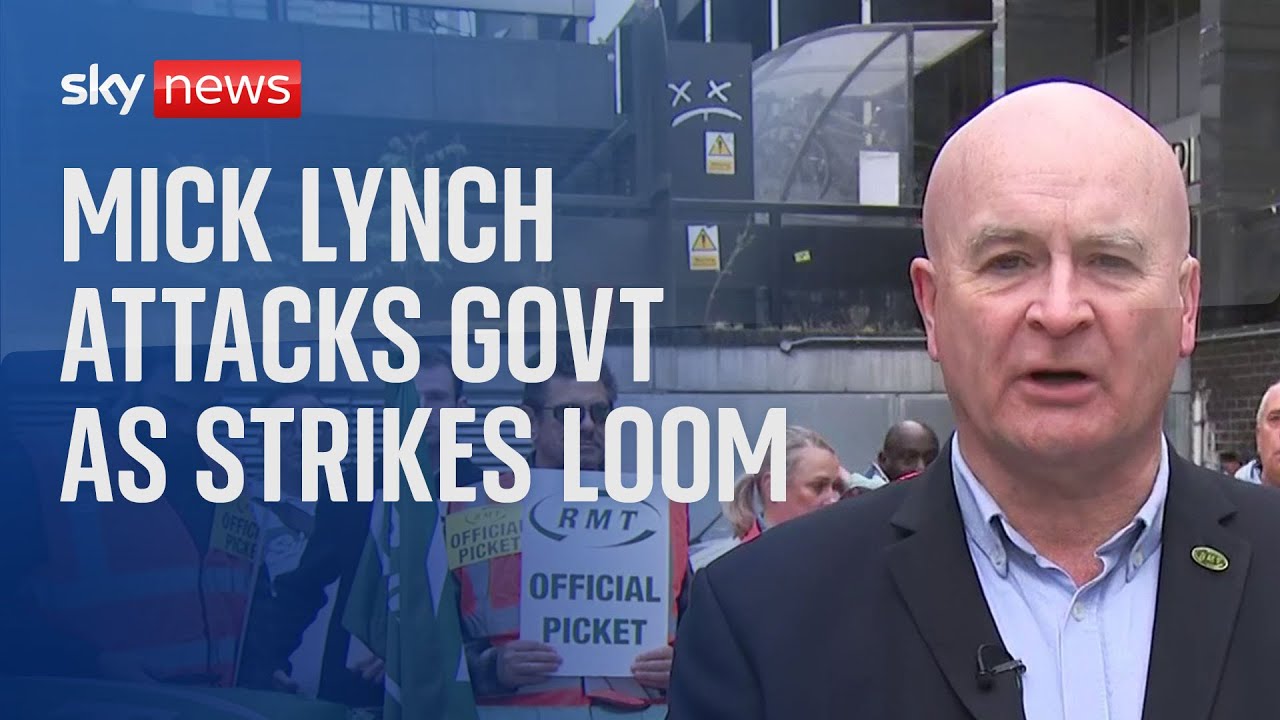 Rail strikes: Govt 'making working people poorer' - Mick Lynch - The ...