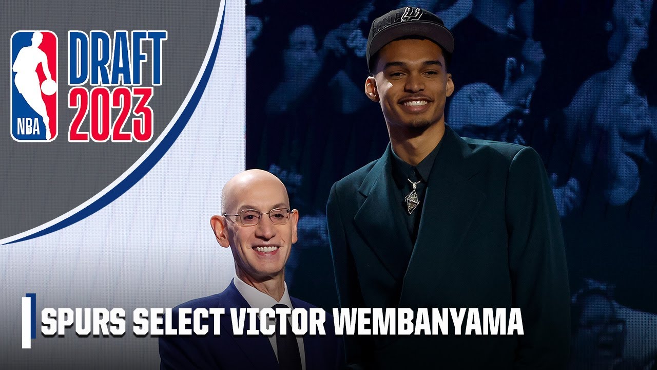 The Spurs select Victor Wembanyama with No. 1 overall pick | 2023 NBA ...
