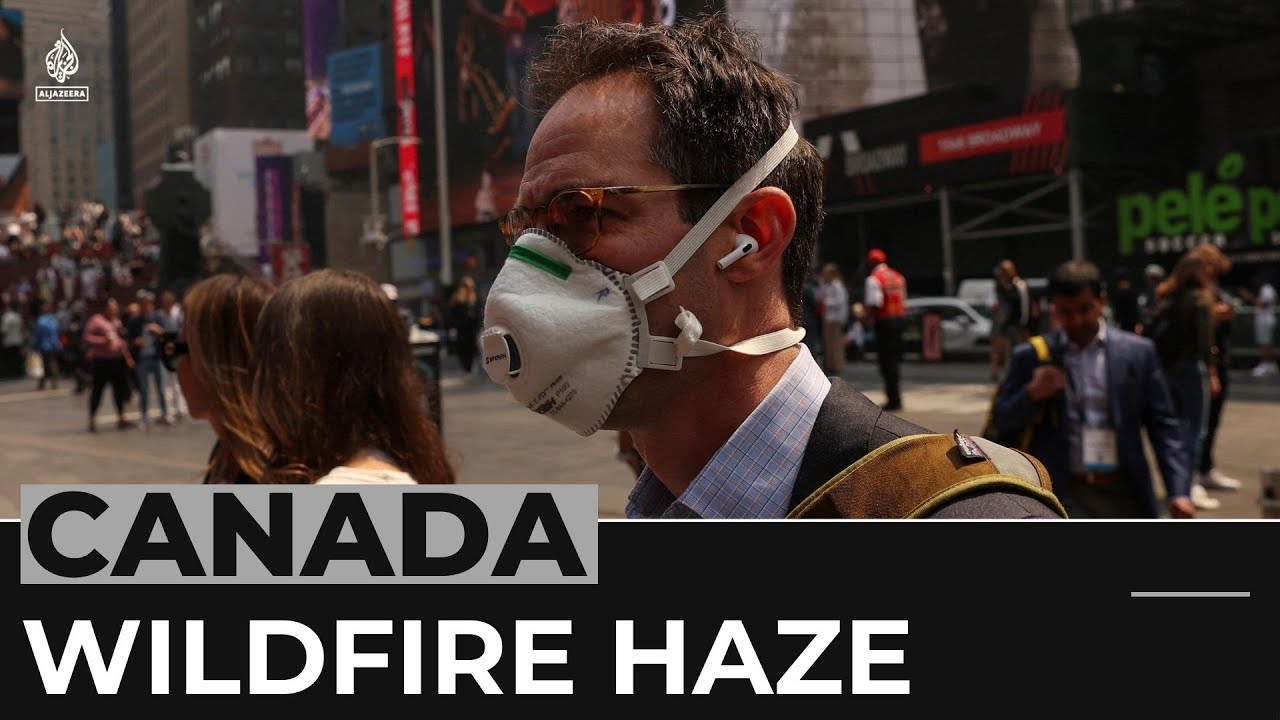Canada wildfire haze over US eases slightly but danger persists - The ...