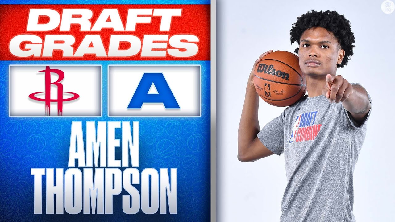 Amen Thompson Selected No. 4 Overall By Houston Rockets I 2023 NBA ...