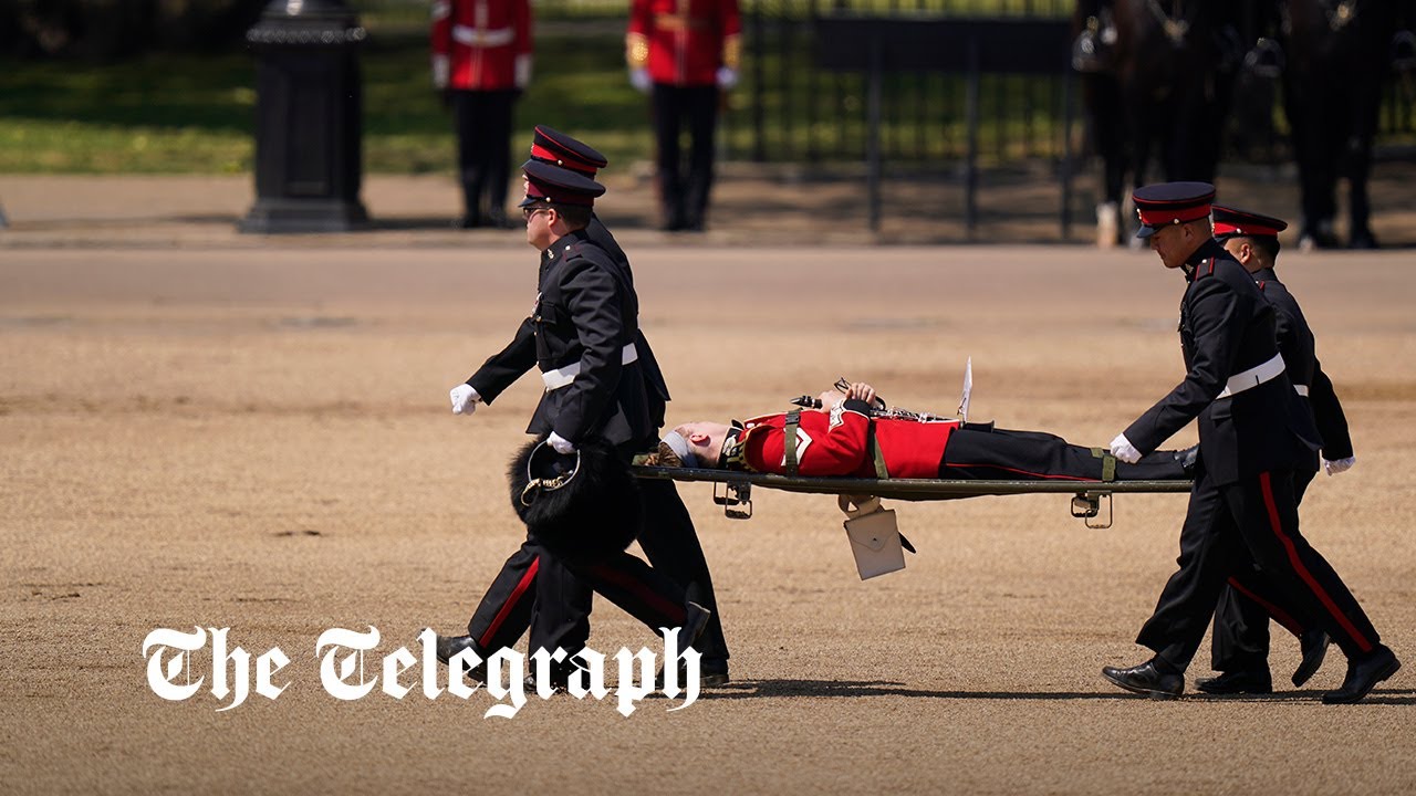 Soldiers faint in scorching London heat as Prince William inspects ...