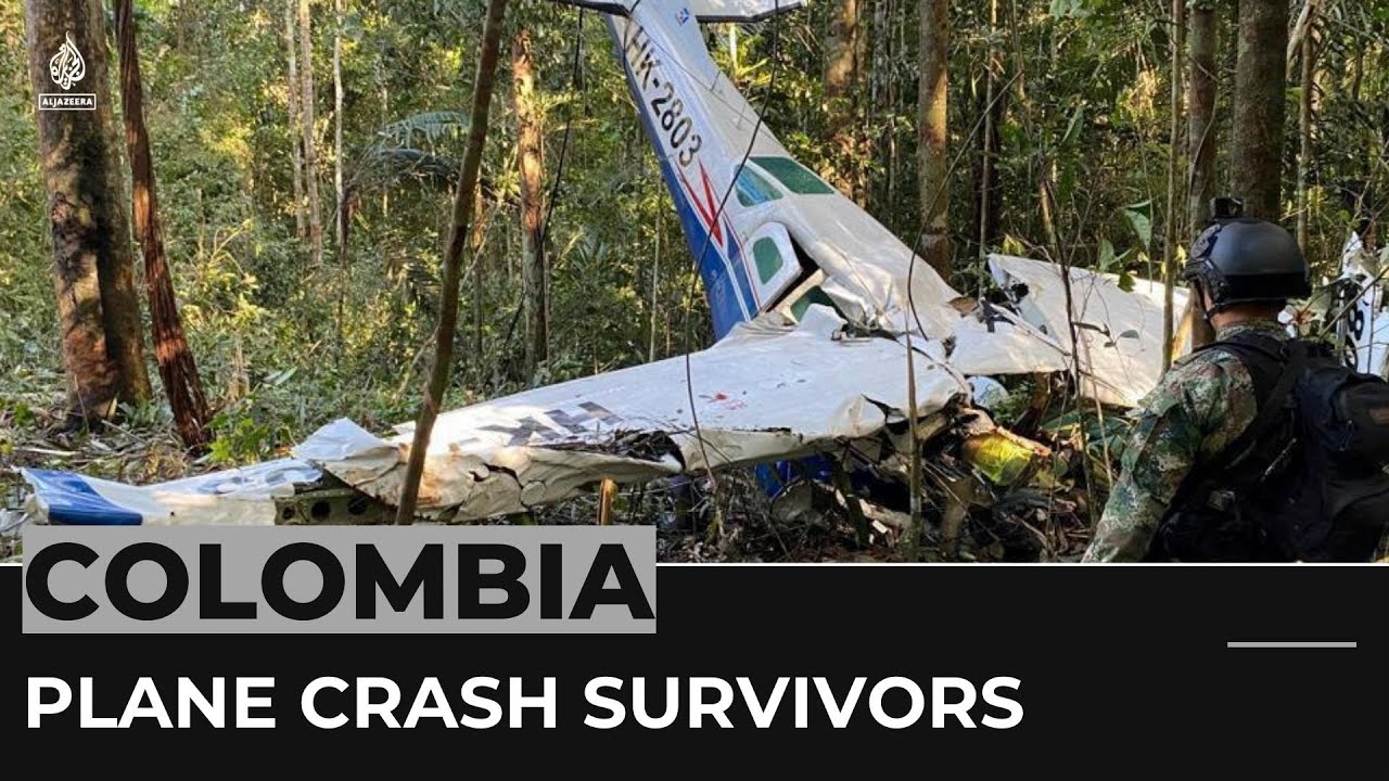 Four children found in Colombian jungle 40 days after plane crash - The ...