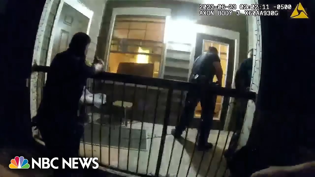 San Antonio Police bodycam footage captures shooting of hammer-wielding ...