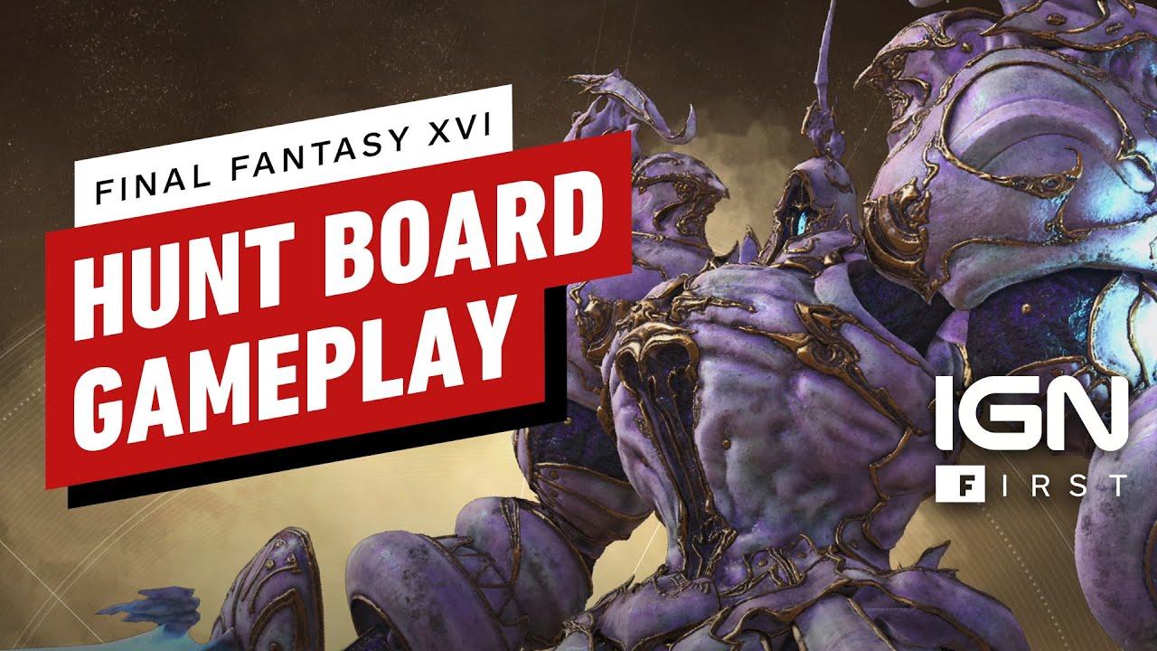 Final Fantasy 16: A Closer Look at Hunt Battles – IGN First - The ...