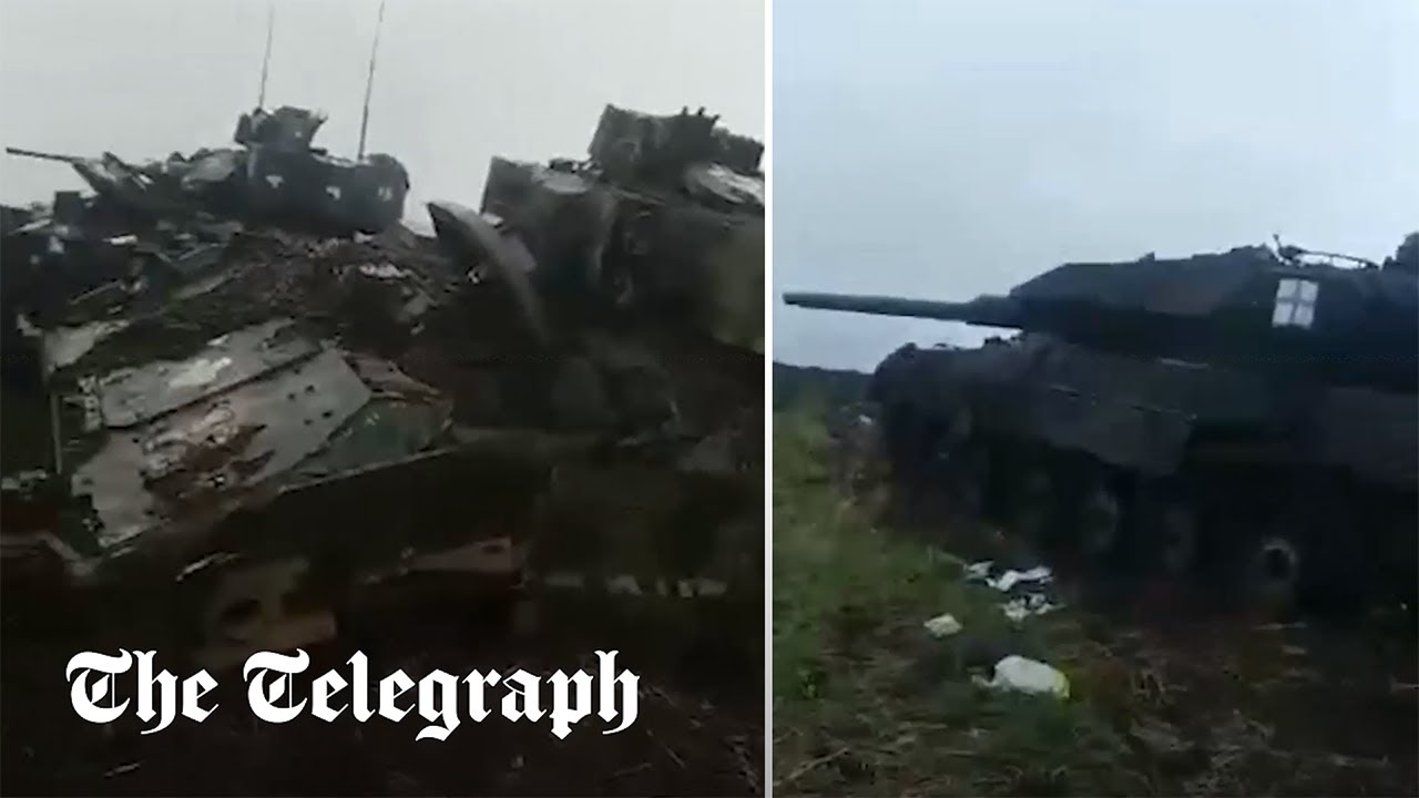 Russia releases footage allegedly showing 'trophy' abandoned western ...