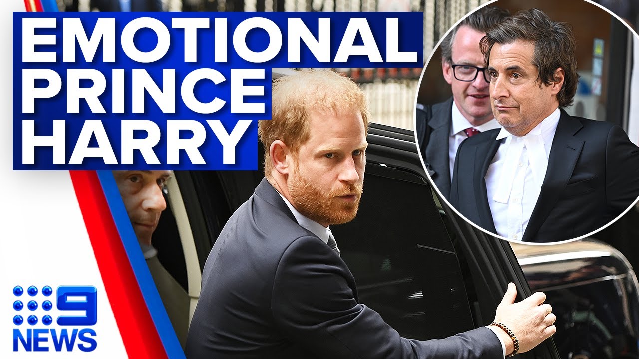 'It’s a lot’: Prince Harry chokes up in witness box in phone tapping ...