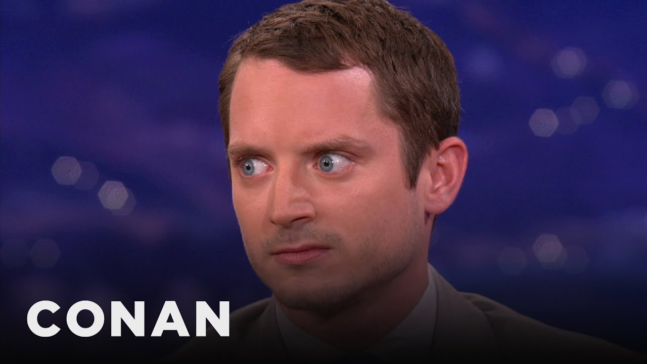 Elijah Wood Gives Great Serial Killer Face | CONAN on TBS - The Global ...
