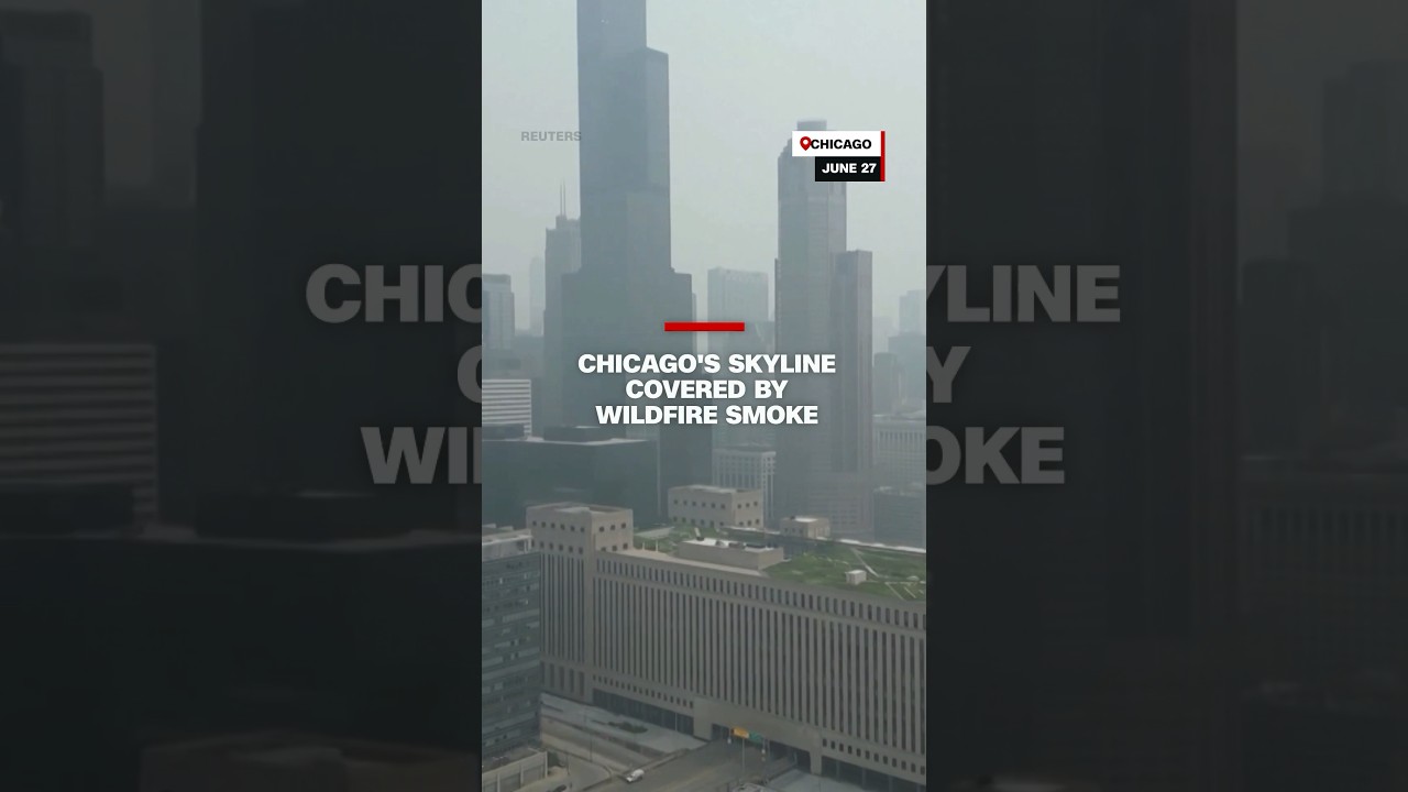 Chicago's skyline blanketed in wildfire smoke - The Global Herald
