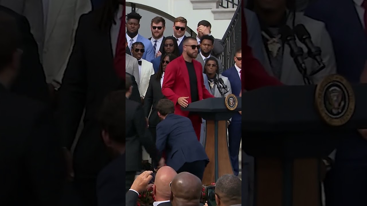 Travis Kelce steals the mic at White House - The Global Herald