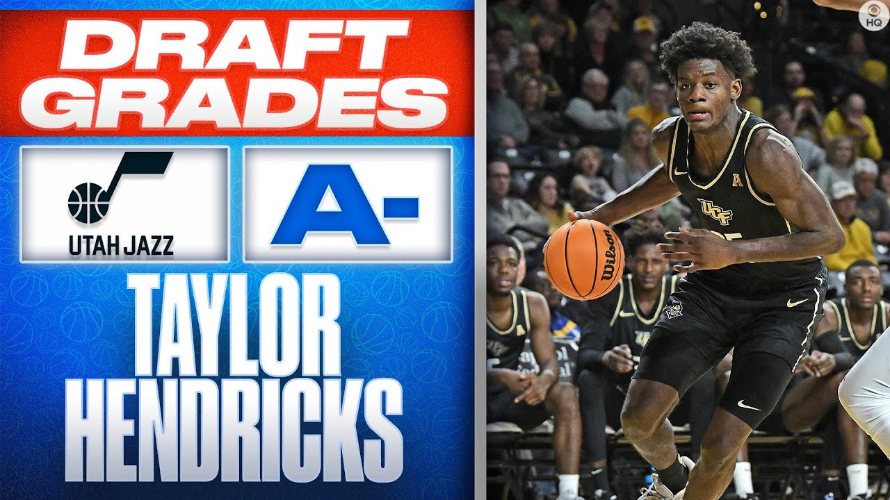 Taylor Hendricks Selected No. 9 Overall by Utah Jazz | 2023 NBA Draft | CBS Sports - The Global ...