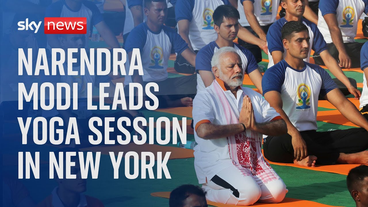 Watch live: Narendra Modi leads Yoga session in New York - The Global ...