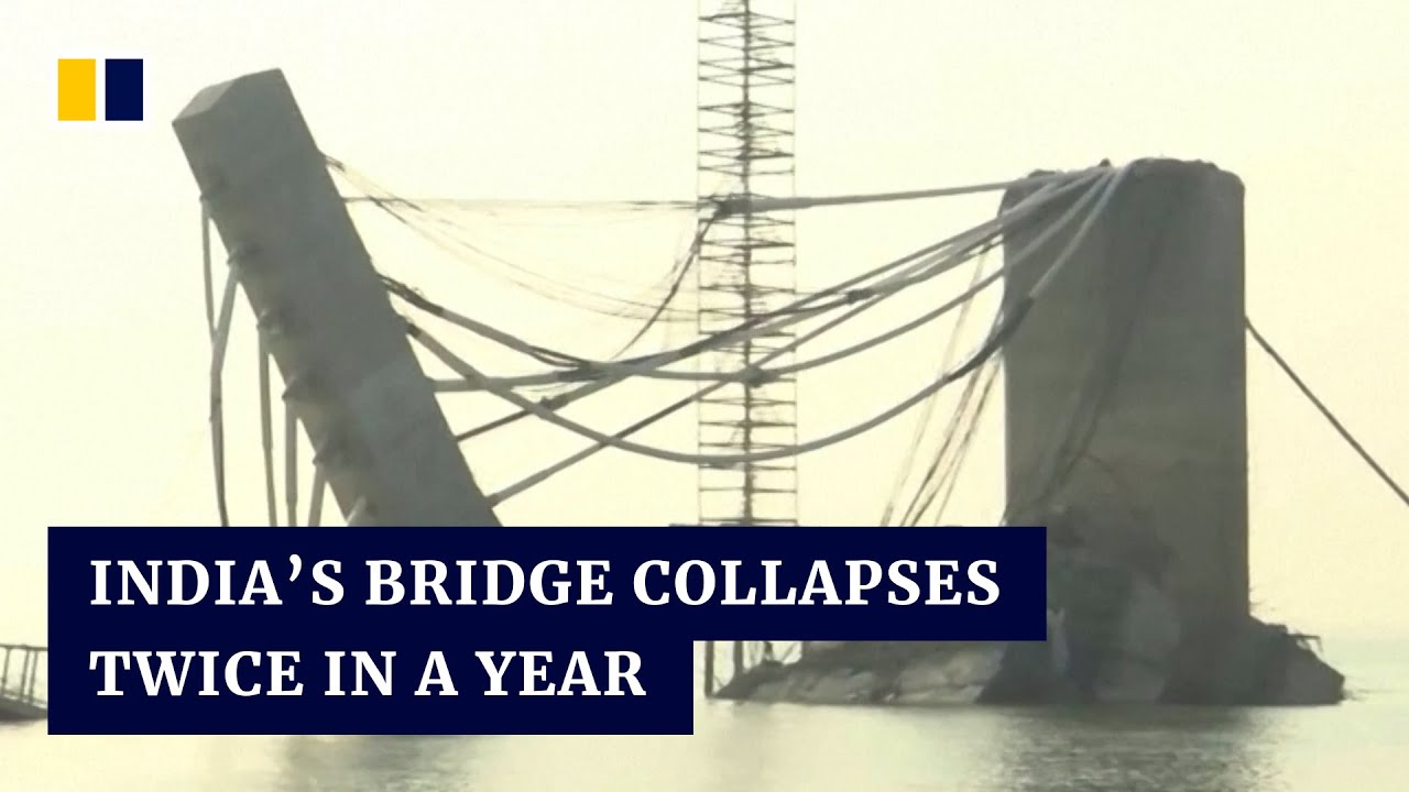 Bridge under construction collapses for second time in a year in eastern India - The Global Herald