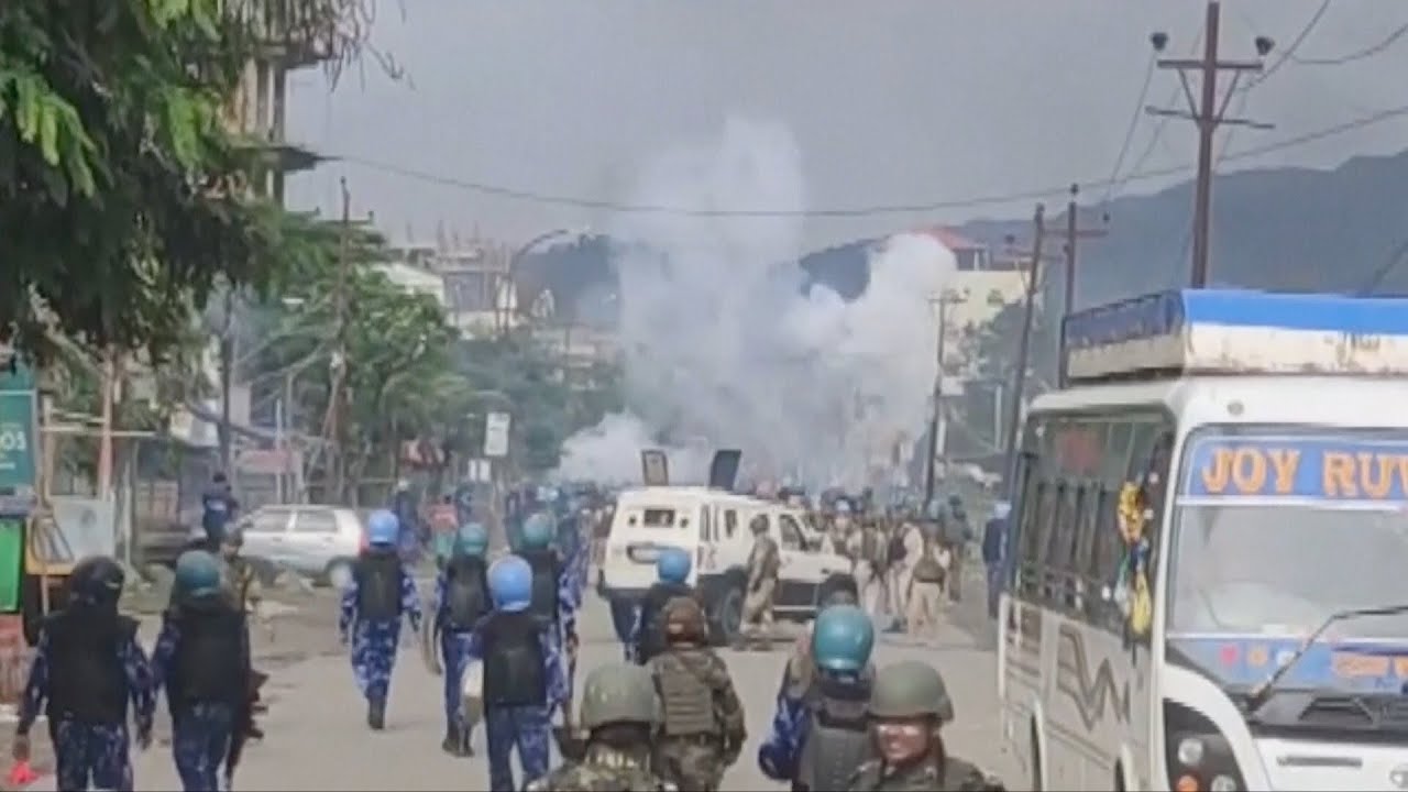 Indian police fire tear gas as ethnic group clashes in Manipur continue ...