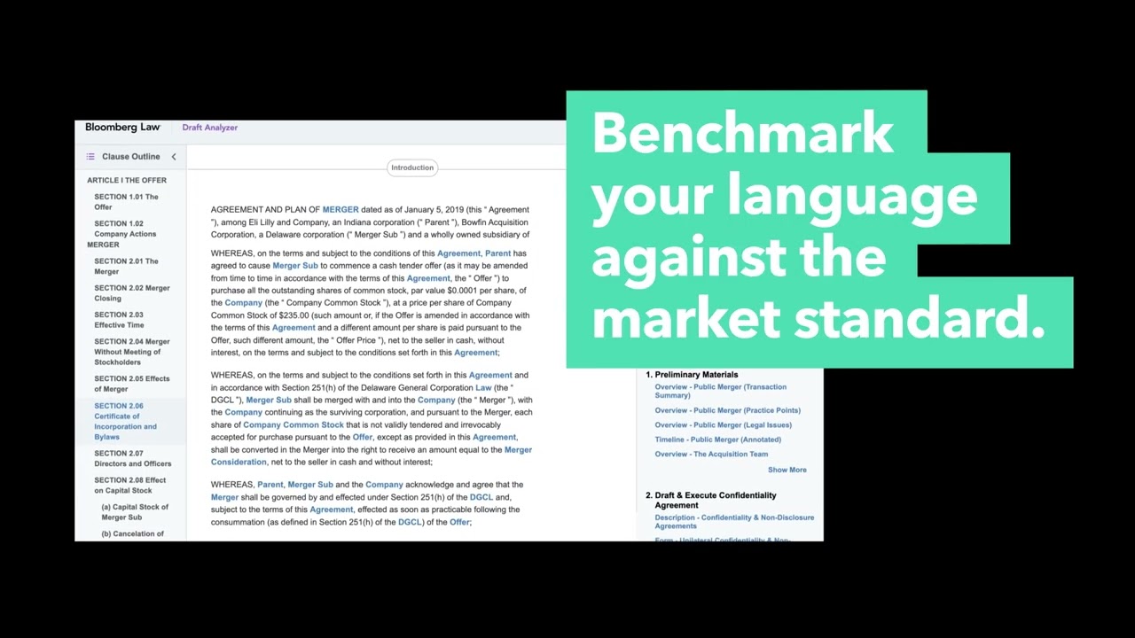 Bloomberg Law: Draft Analyzer - The Global Herald