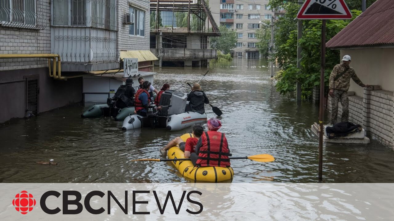 First deaths reported in Ukraine flood zone near Kherson - The Global ...