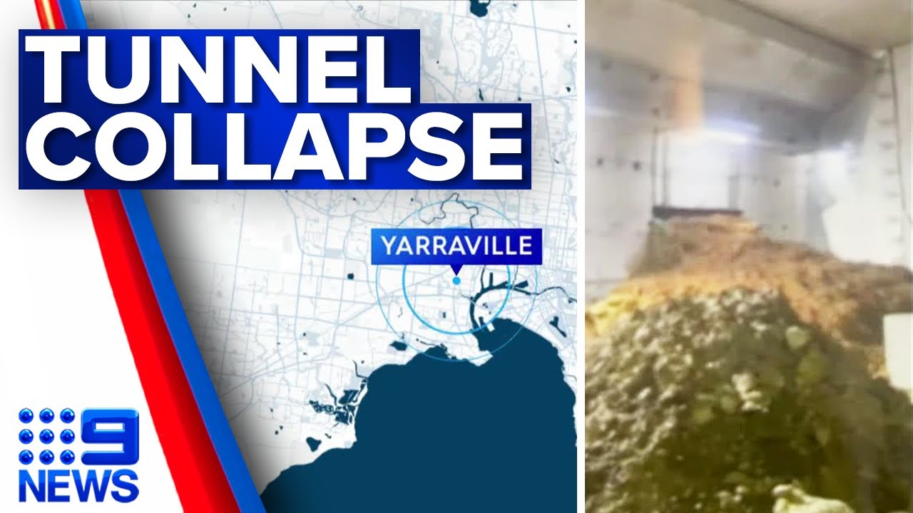 Work halted at Melbourne tunnel site after collapse of rock and soil ...