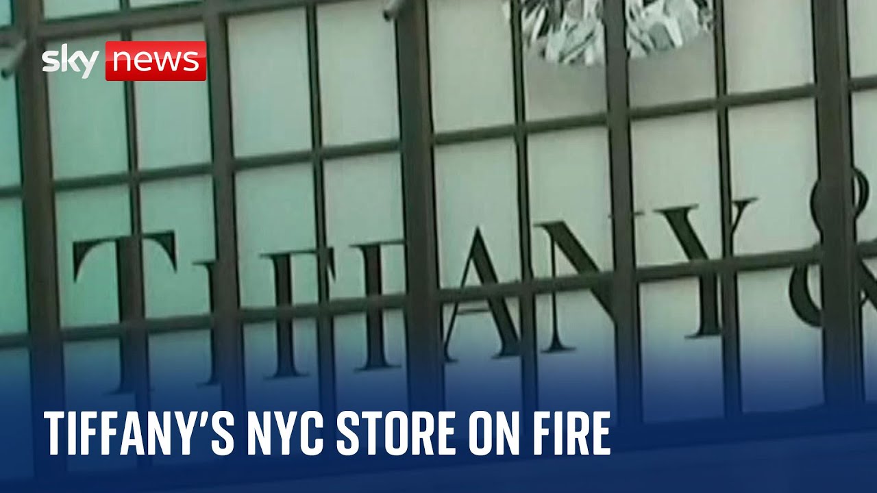 Large fire breaks out at iconic Tiffany's jewellery store in New York ...
