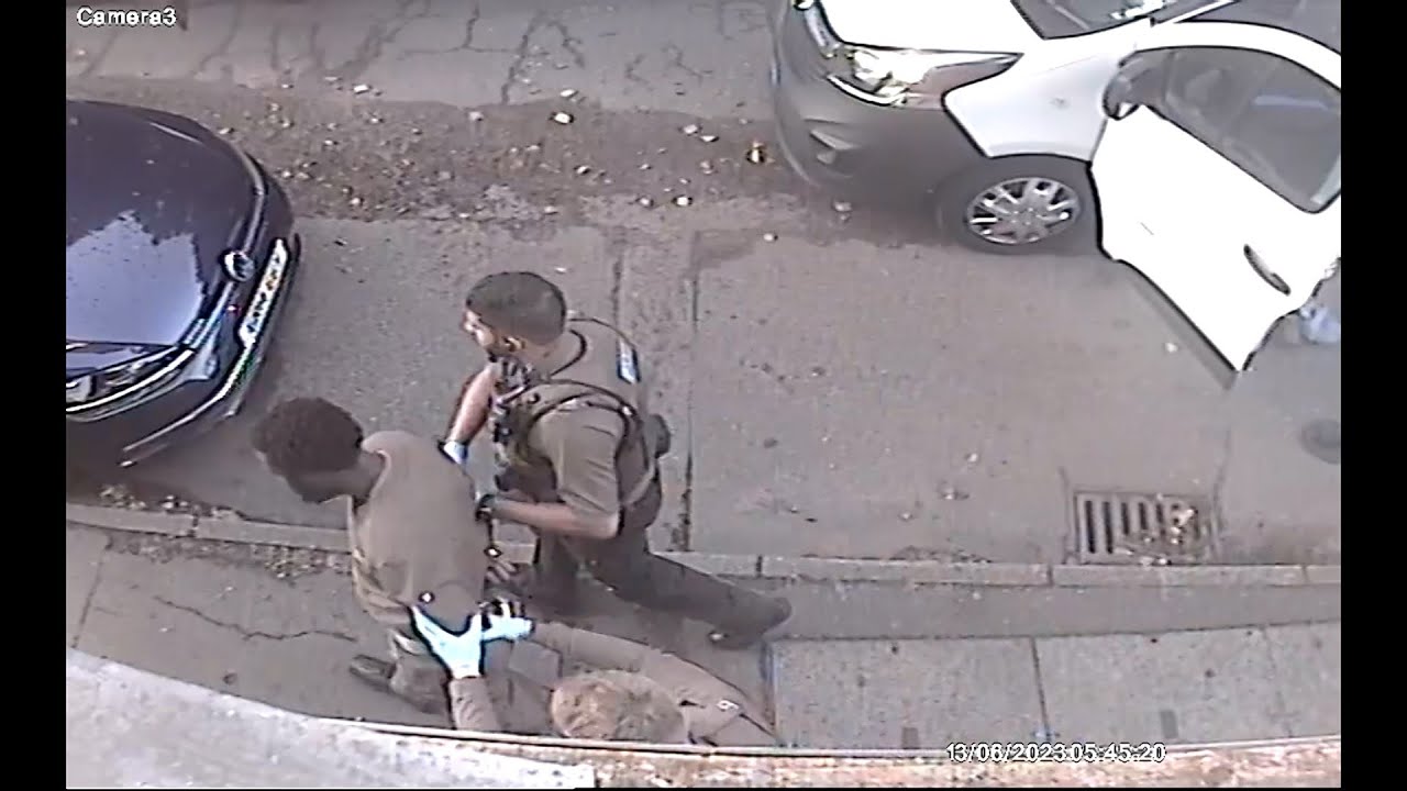 CCTV shows the moment Nottingham attack suspect is tasered and arrested ...