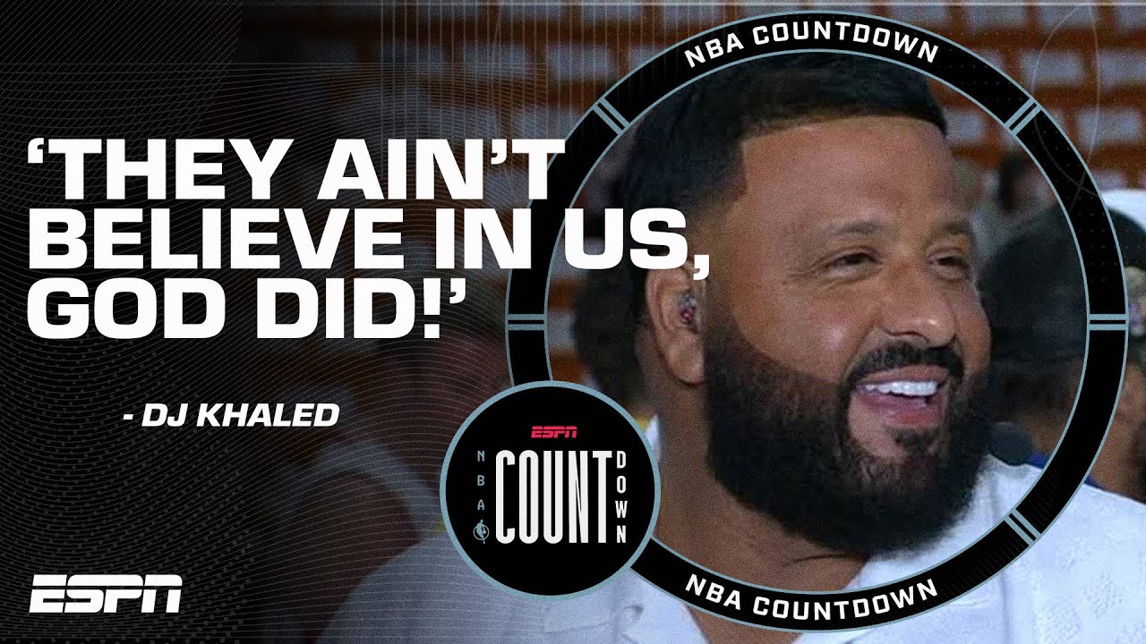 DJ Khaled on his Miami Heat: They ain't believe in us, GOD DID! | NBA ...