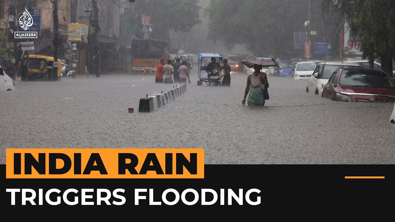 Heavy rain triggers flooding in India | Al Jazeera Newsfeed - The ...