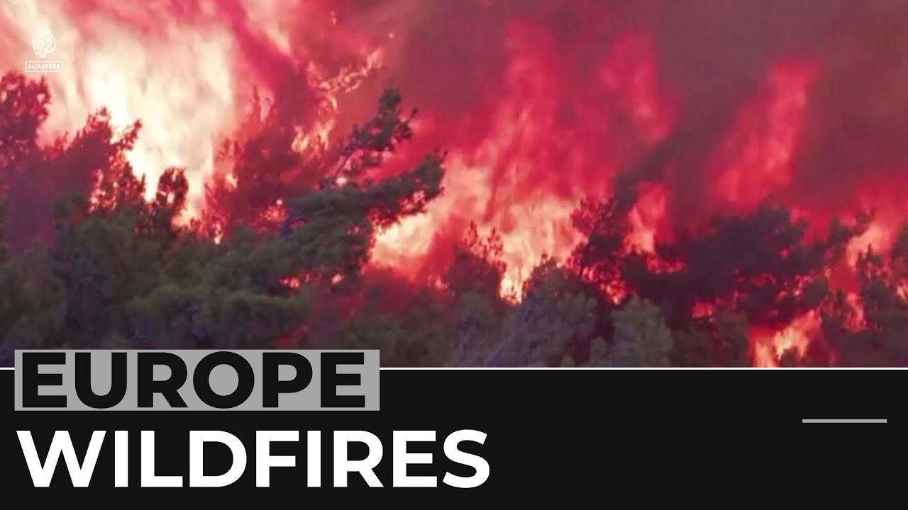 Climate emergency: Record heatwave sparks wildfires in Europe - The ...