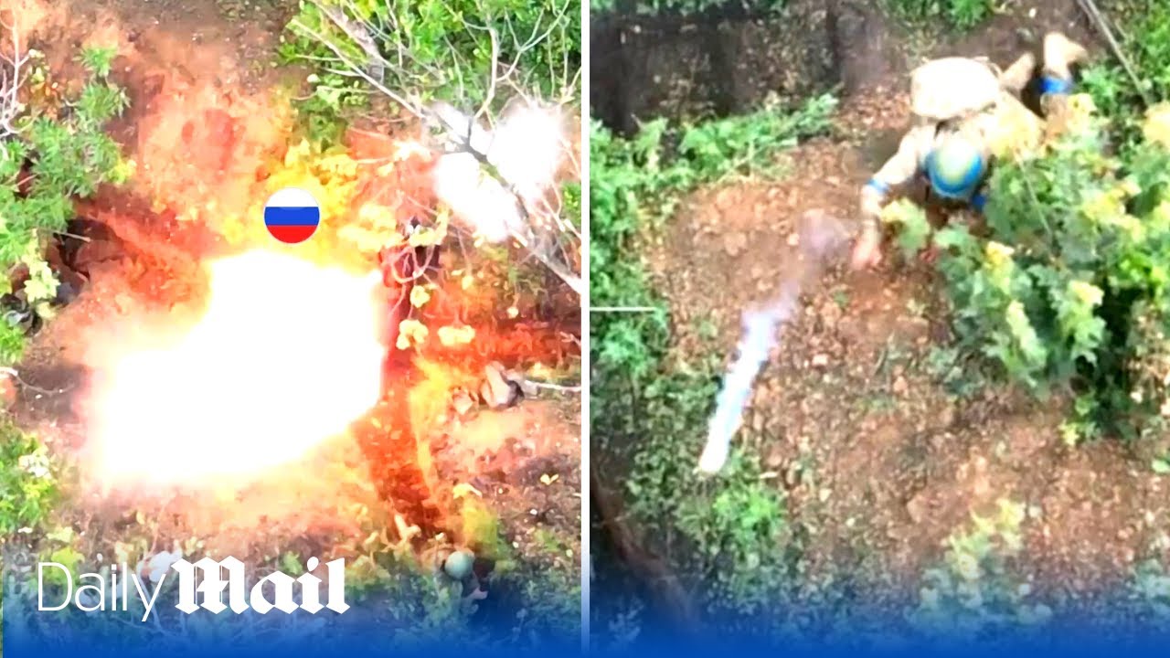 Ukraine soldiers capture Russian trenches in grenade fight near Bakhmut ...